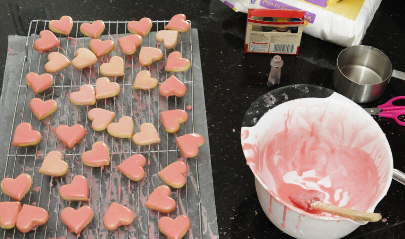Simple Shortbread Cut-Out Cookies with Icing That Hardens