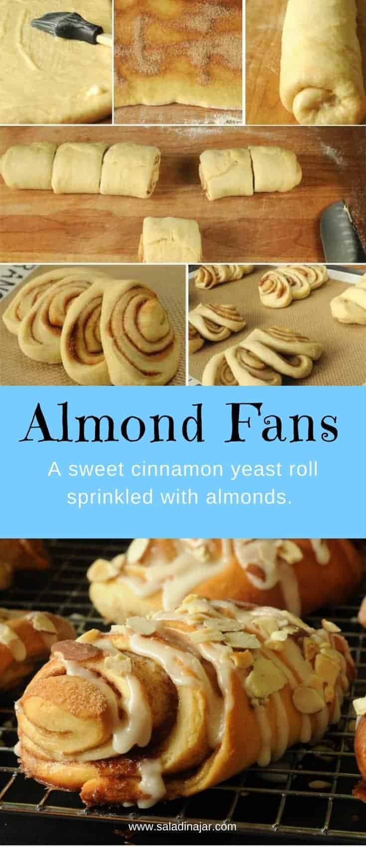 Cinnamon Bear Claws (Bread Machine Dough + Almond Glaze)