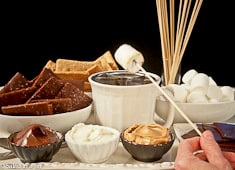 Tabletop S'mores and a Special Graham Cracker Recipe