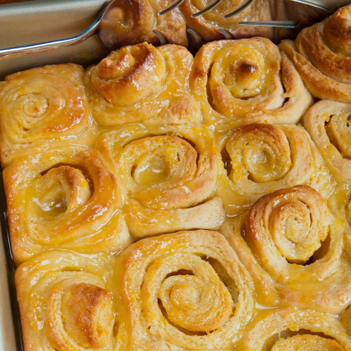 Alabama Orange Rolls Recipe (Bread Machine Dough)