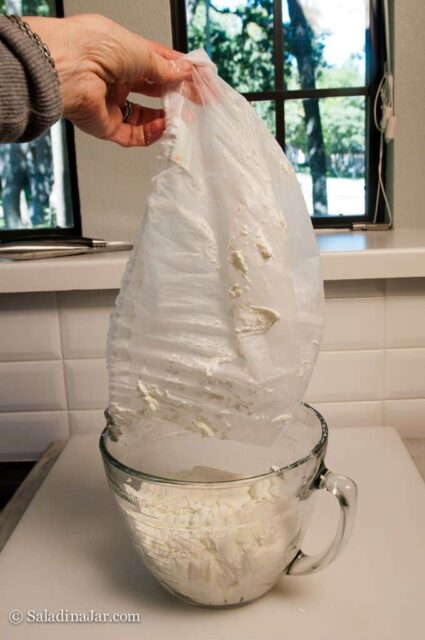 A Yogurt Bag as a Cheesecloth Alternative for Making Greek Yogurt
