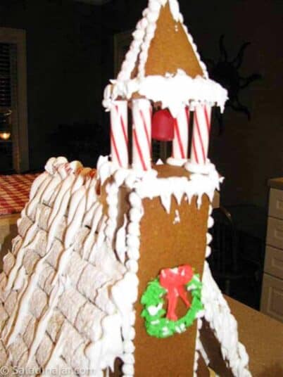 How to Make a Gingerbread Church House - Includes Templates