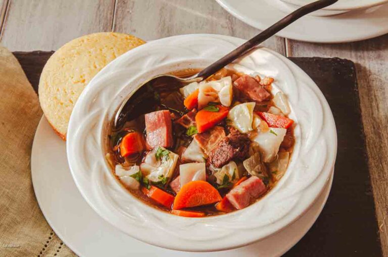 Ham Stew with Beef and Bacon: A Meat Lovers Favorite