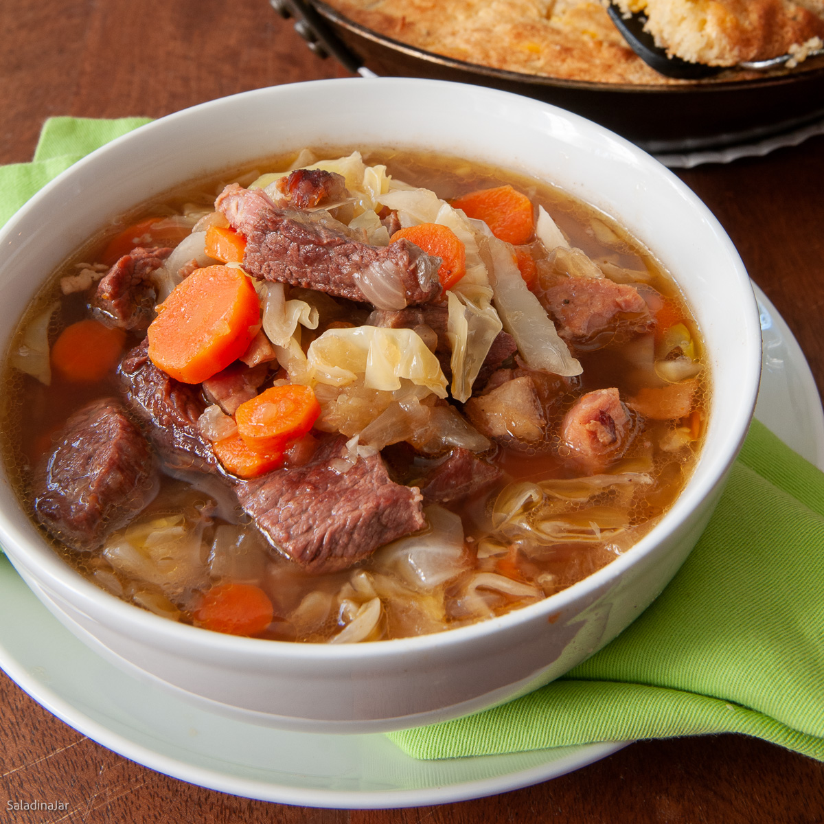 Ham Stew with Beef and Bacon: Popular with Meat Lovers
