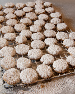 Lemon Snowdrop Cookies with Pecans