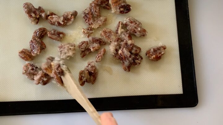 Make Microwave Candied Pecans in 11 Minutes with 2 Ingredients