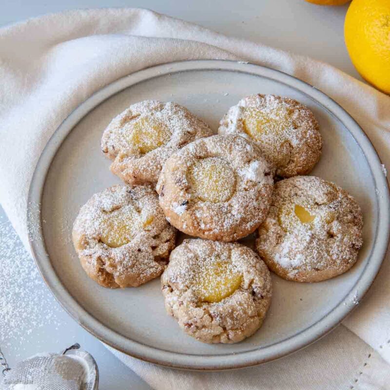 Easy Lemon Pecan Cookies: Fancy Enough for a Cookie Tray