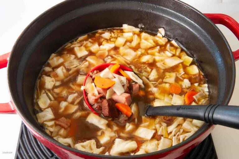 Ham Stew with Beef & Bacon (Rich Broth, No Cream)