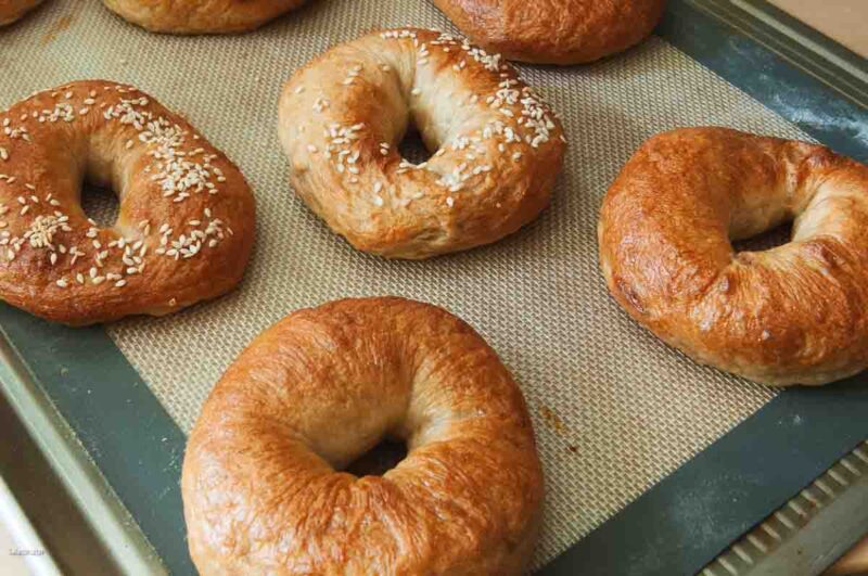 Chewy Bread Machine Bagels with Step-by-Step Video